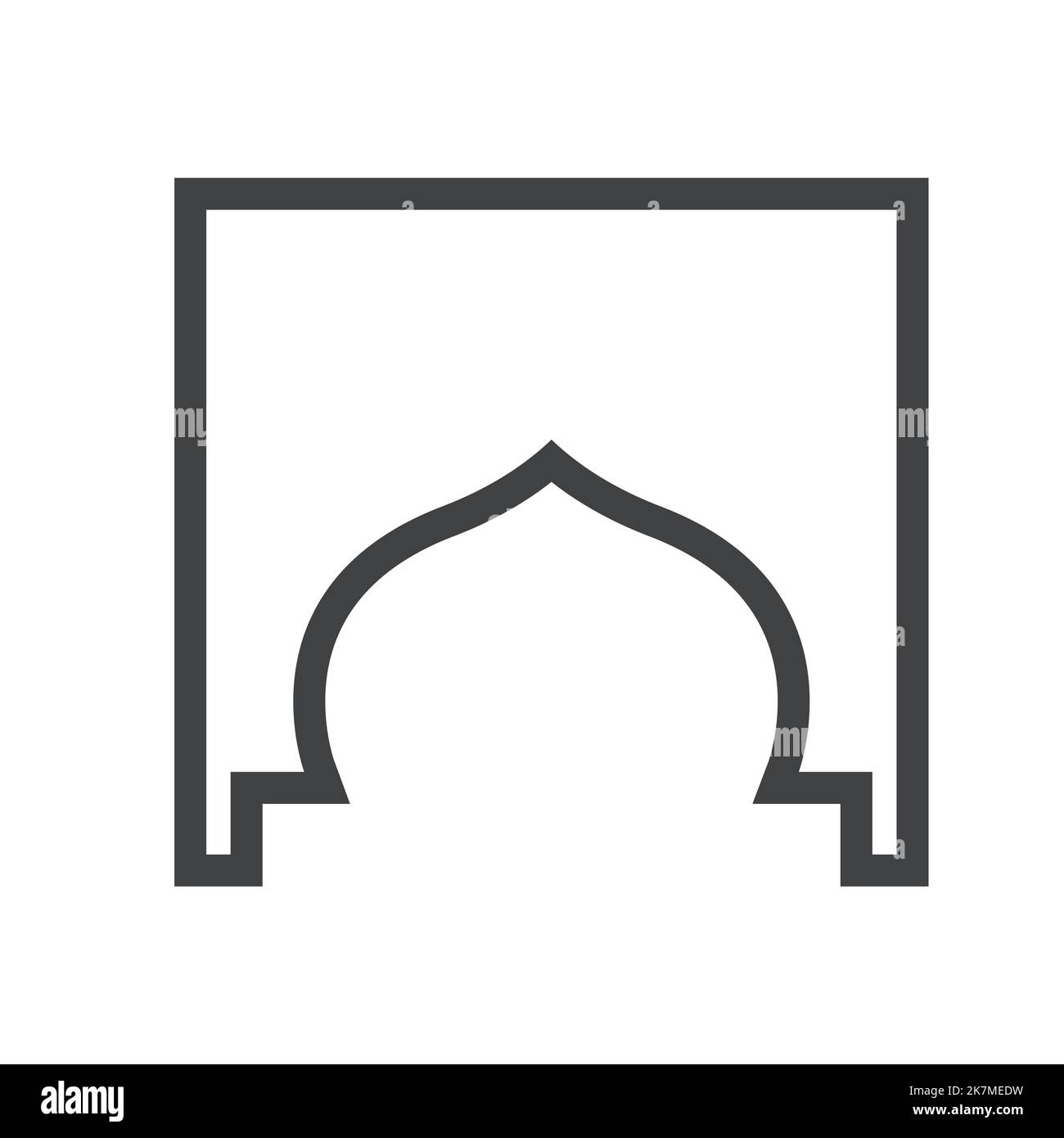 Mosque Window Vector Icon Stock Vector Image & Art - Alamy