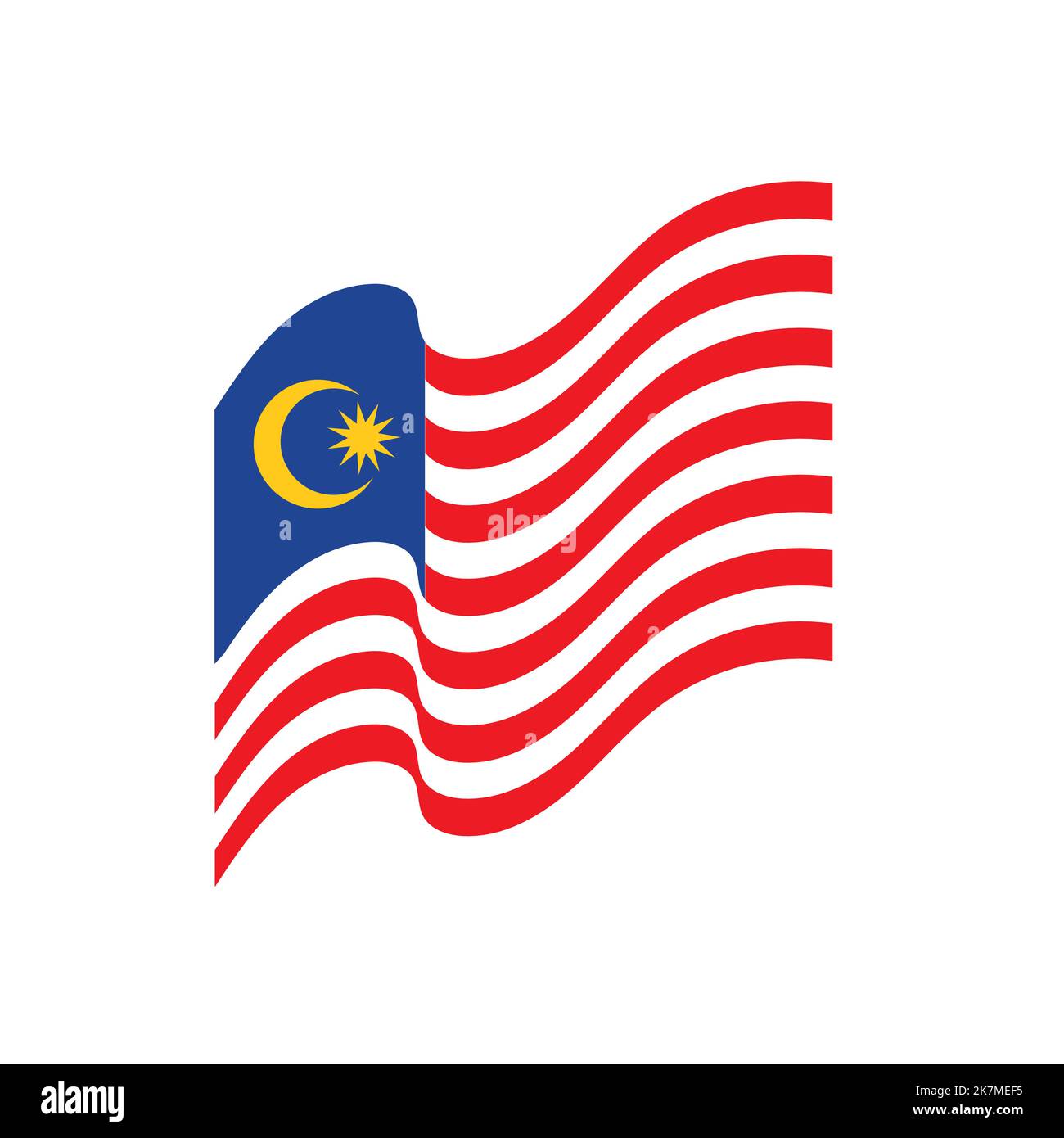 Malaysia Flag Vector Icon Design Illustration Stock Vector Image & Art ...