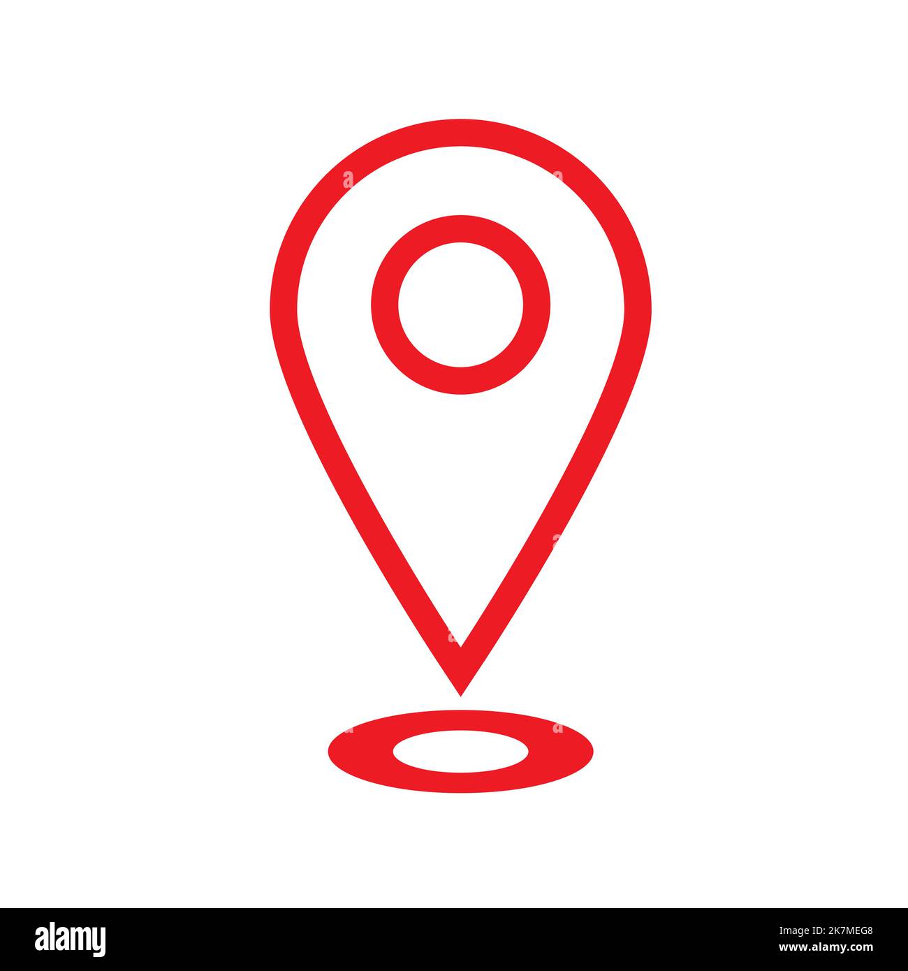 Location Point Icon Vector Illustration Stock Vector Image & Art - Alamy