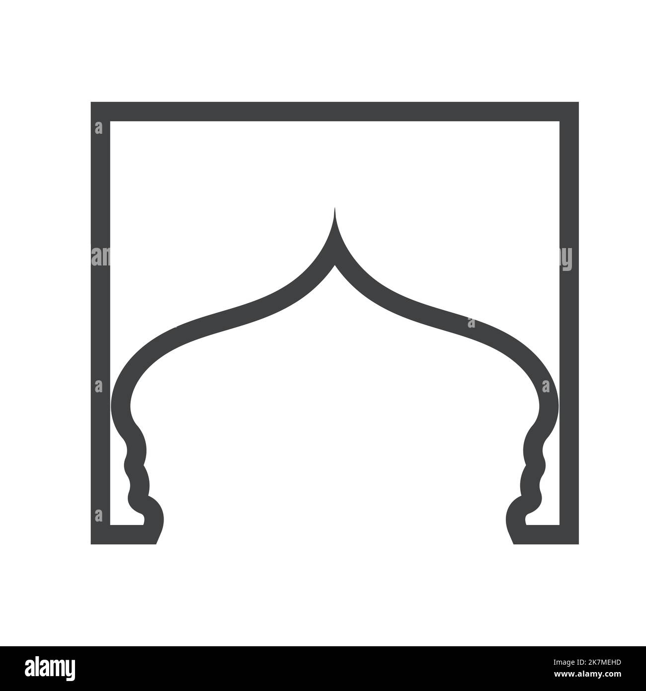 Mosque Window Vector Icon Stock Vector Image & Art - Alamy