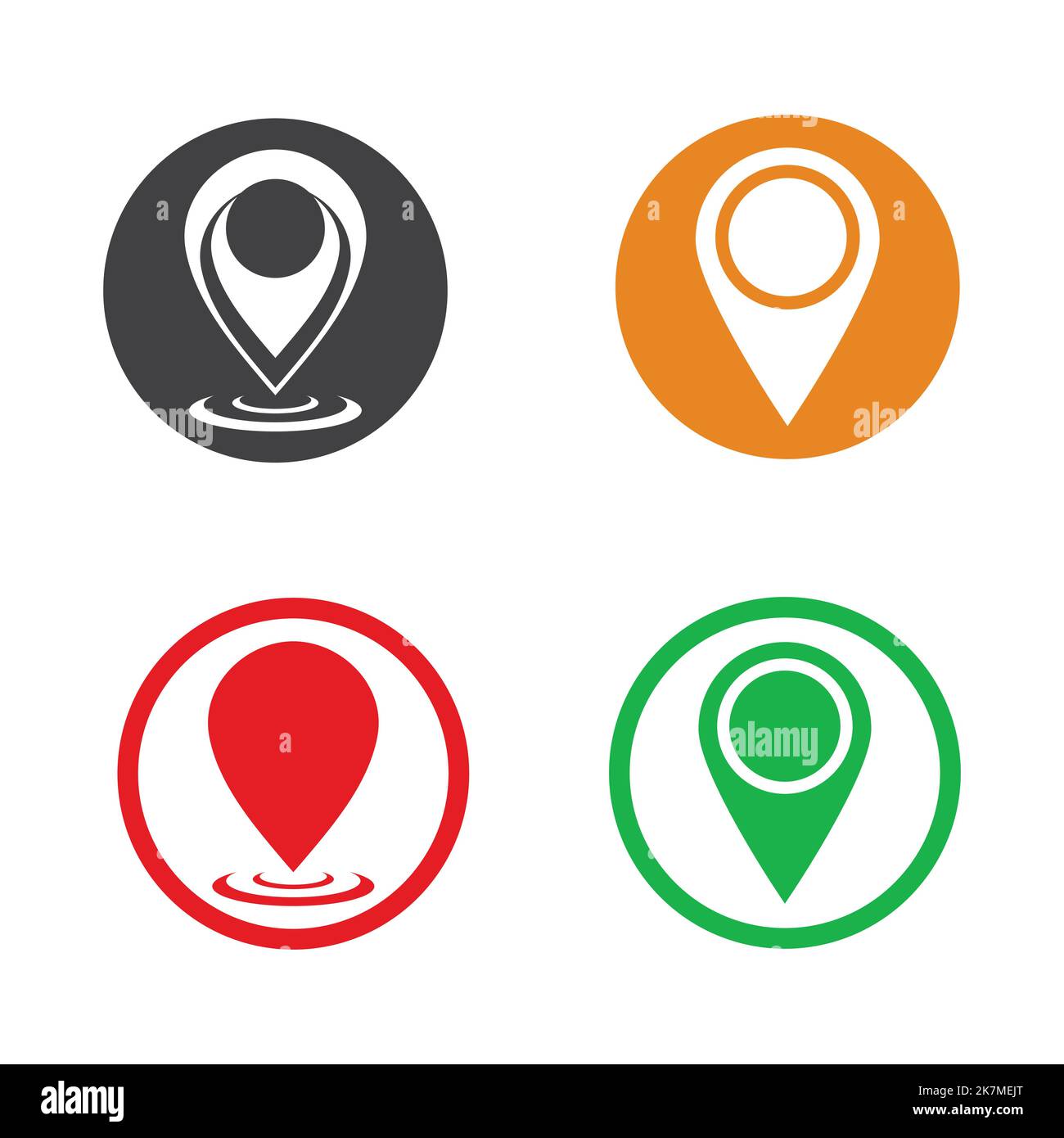Location Point Icon Vector Illustration Stock Vector Image & Art - Alamy