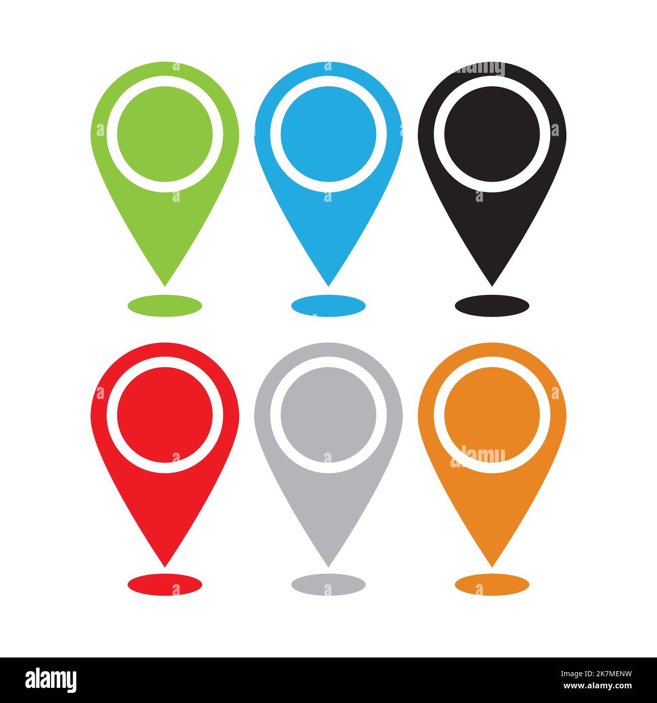 Location Point Icon Vector Illustration Stock Vector Image & Art - Alamy