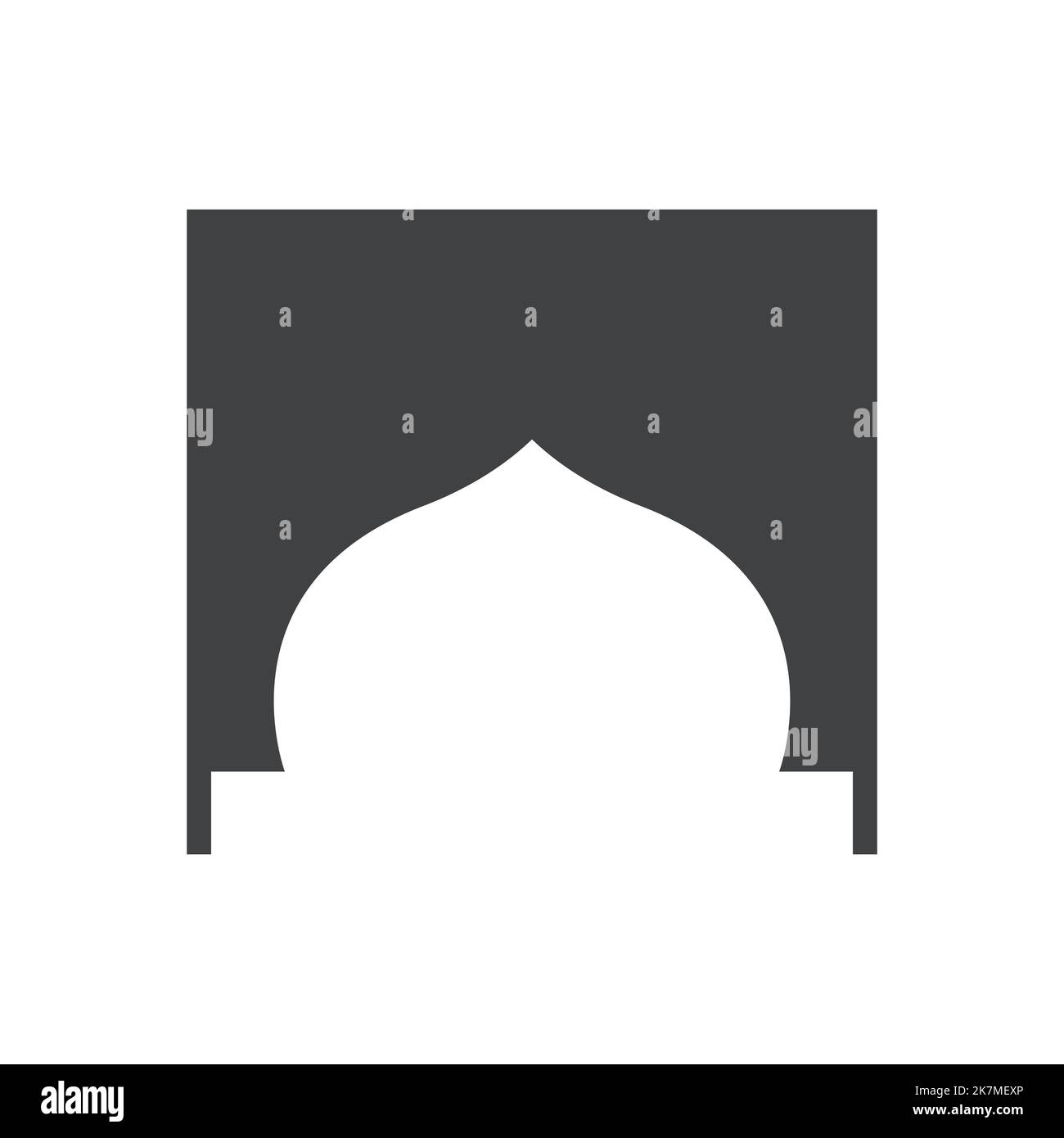 Mosque Window Vector Icon Stock Vector Image & Art - Alamy