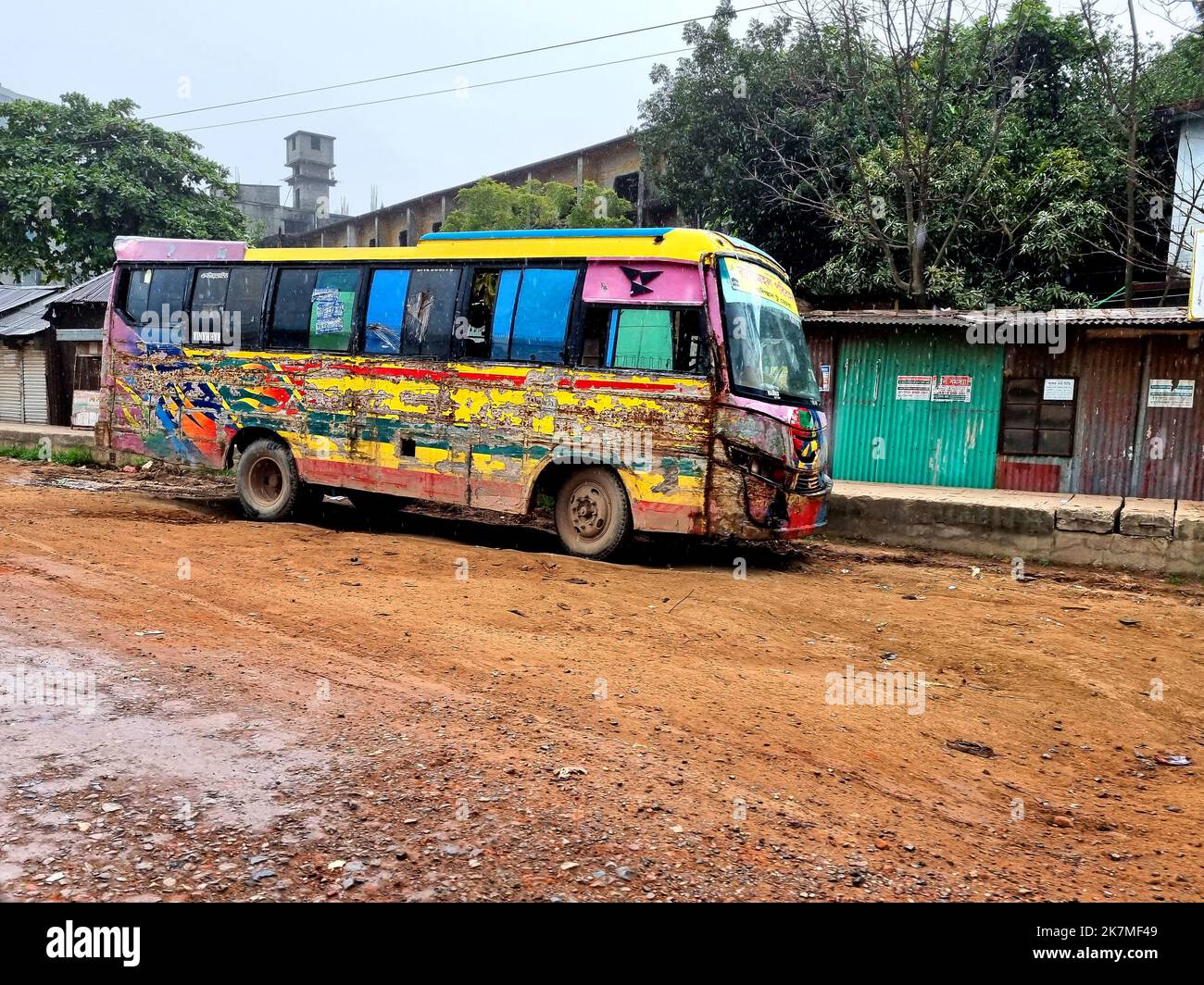 Slum mud roads hi-res stock photography and images - Alamy