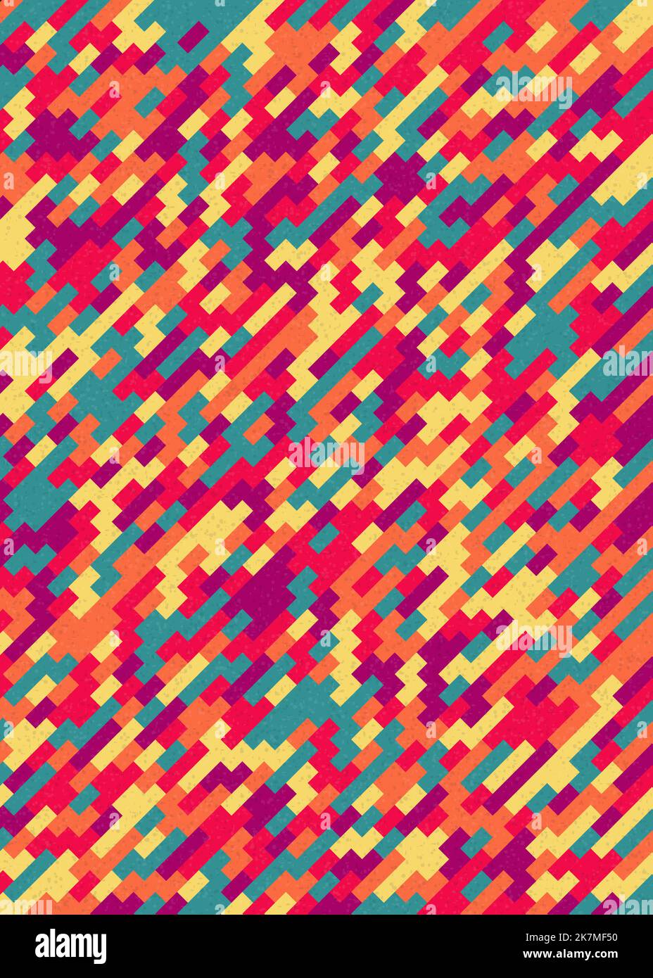 Abstract Geometrical generative computational art illustration Stock ...