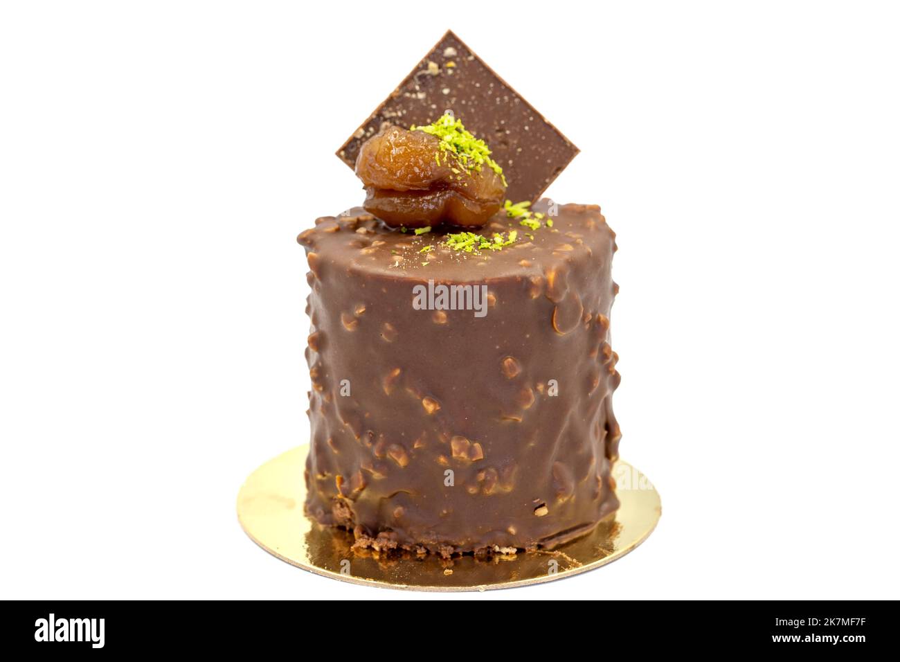 Autumn birthday cake chocolate Cut Out Stock Images & Pictures - Alamy