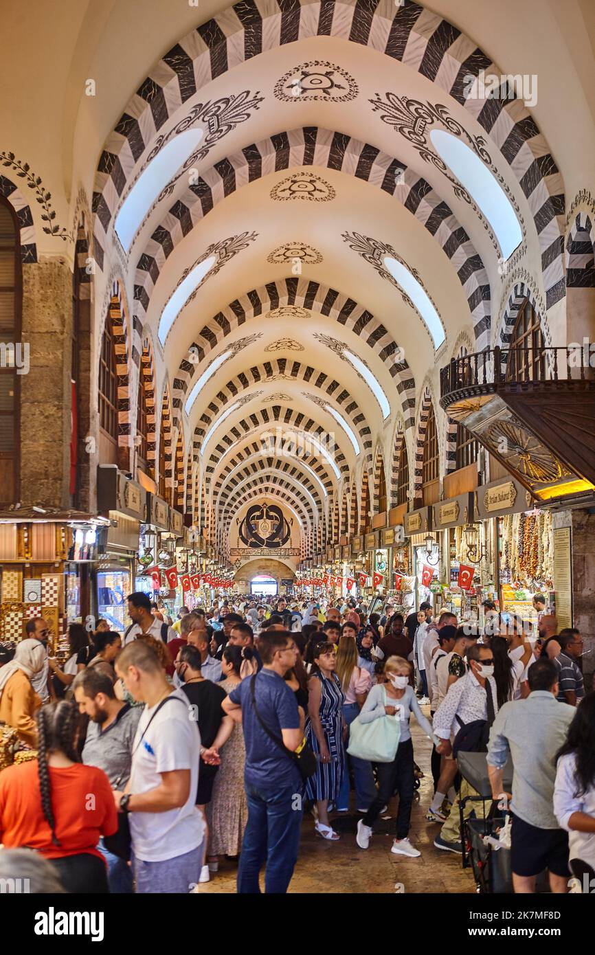 Species bazaar market place in Istanbul city center. Turkey Stock Photo ...