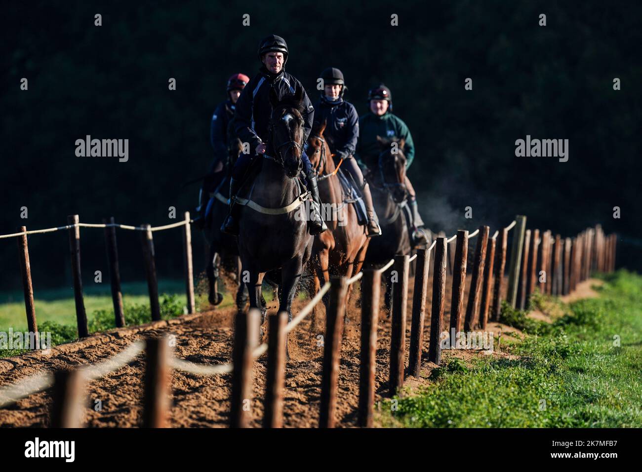 Sam drinkwater gallops tuesday october 11 hi-res stock photography and ...