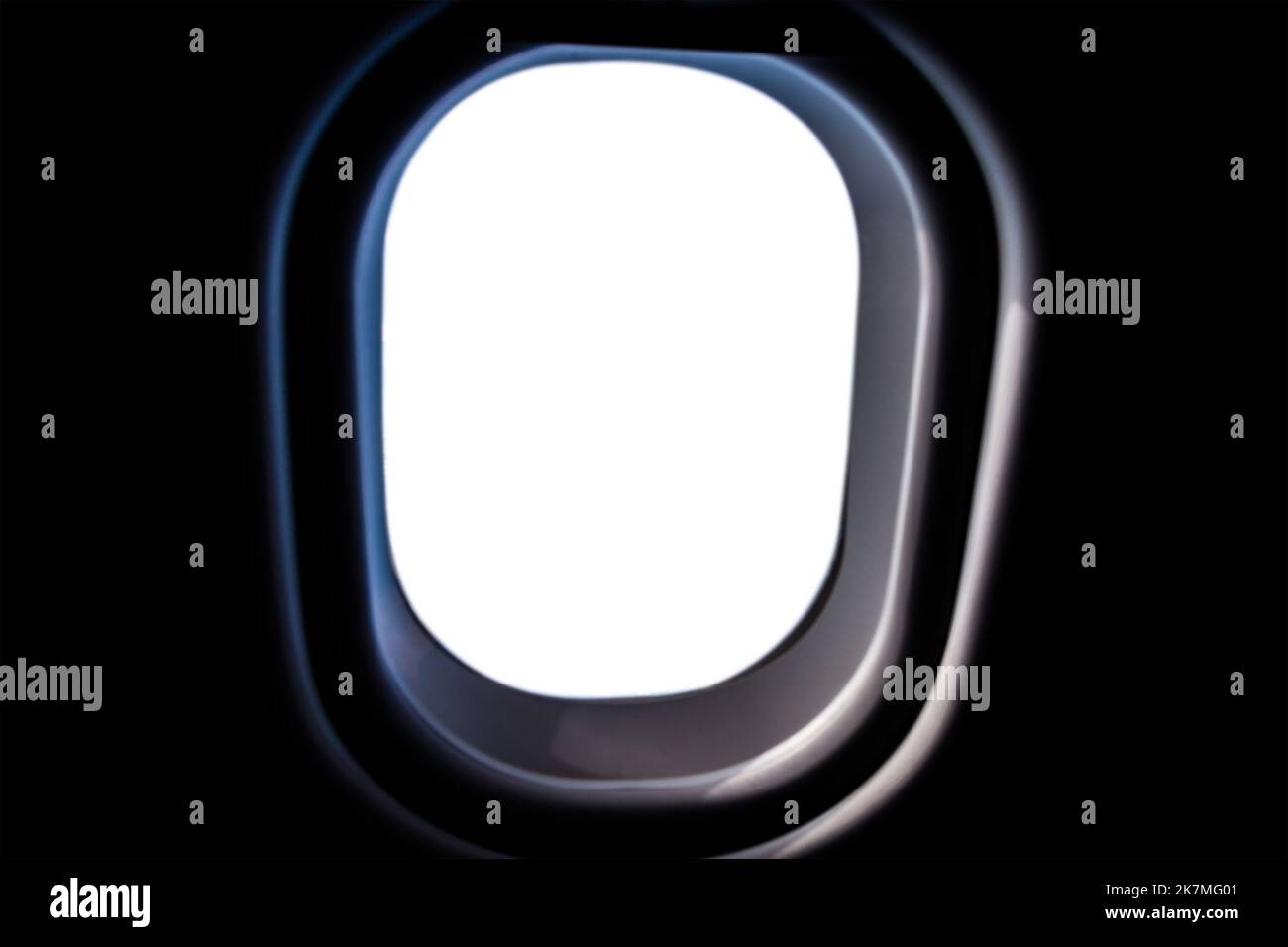 Airplane Window Porthole. Blank Aircraft Windows with Copyspace Inside ...