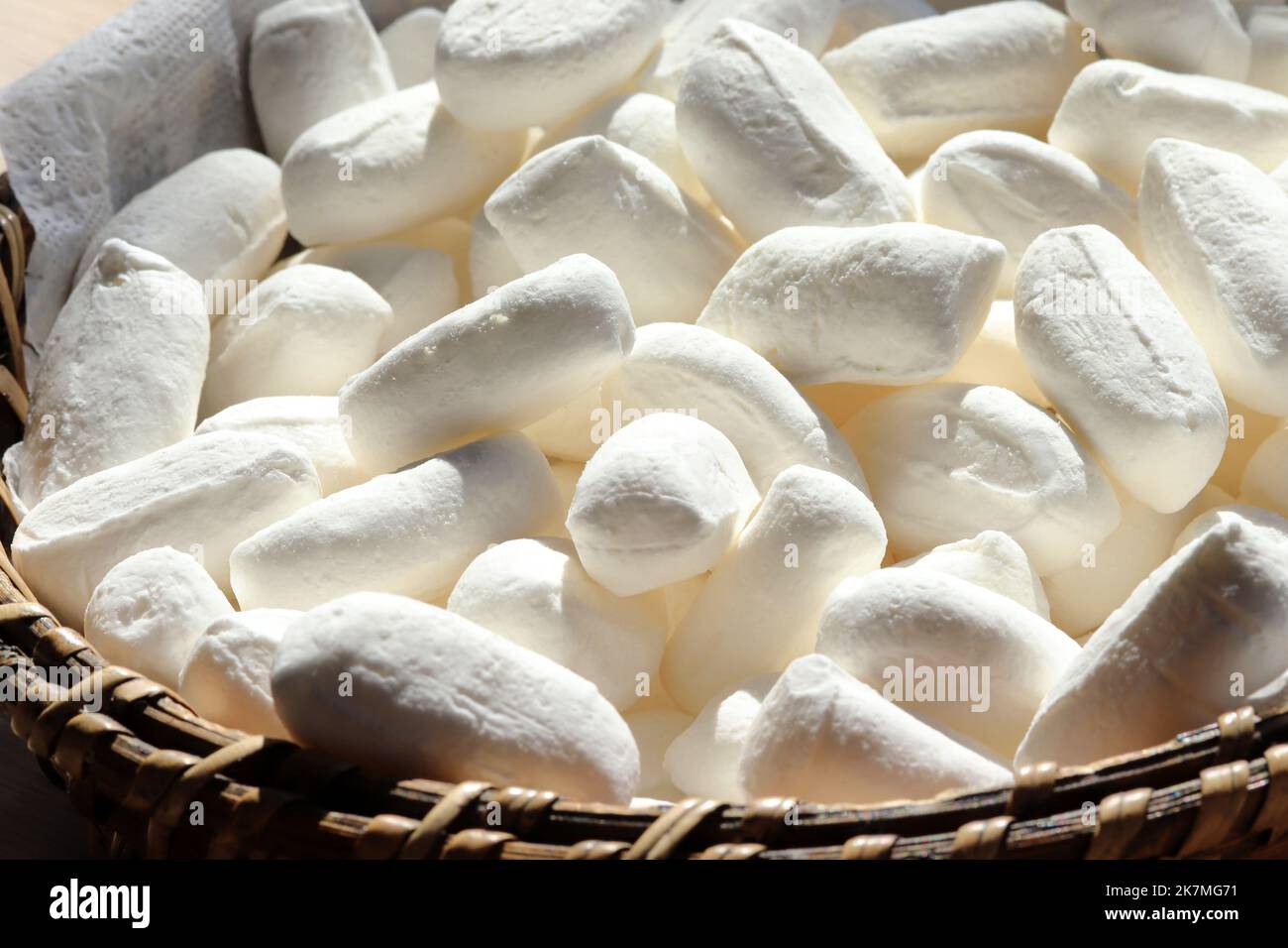 Turkish candy in the basket. Mevlana Candy Stock Photo - Alamy