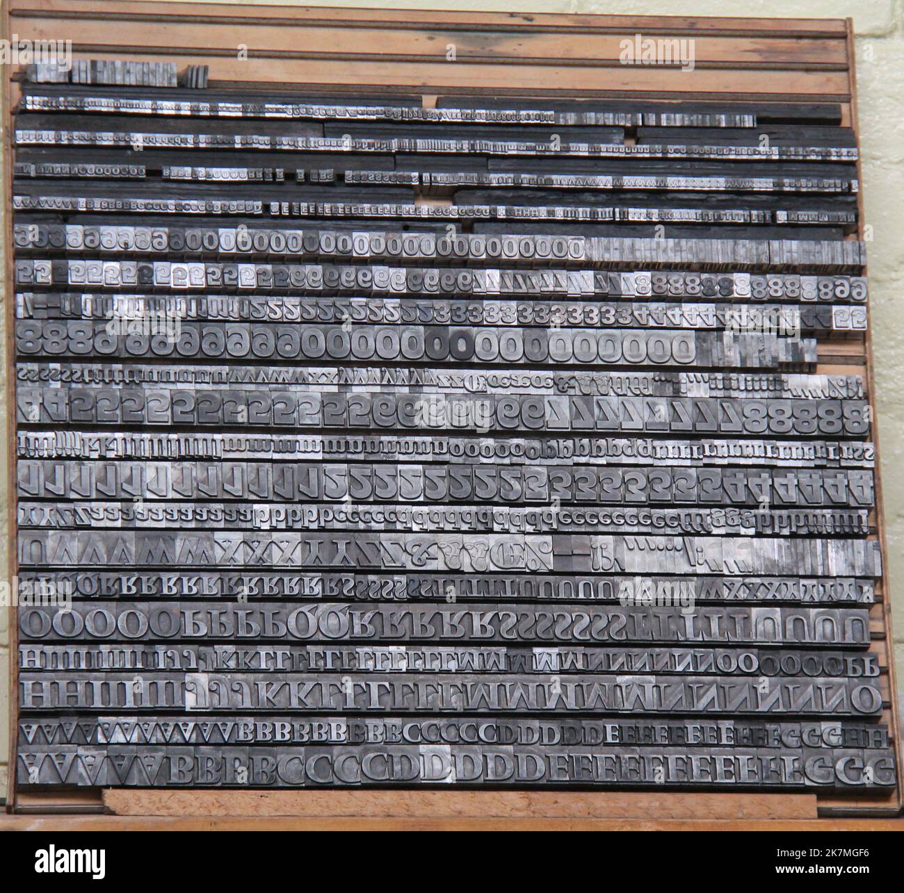 Letter a vintage letterpress hi-res stock photography and images - Alamy