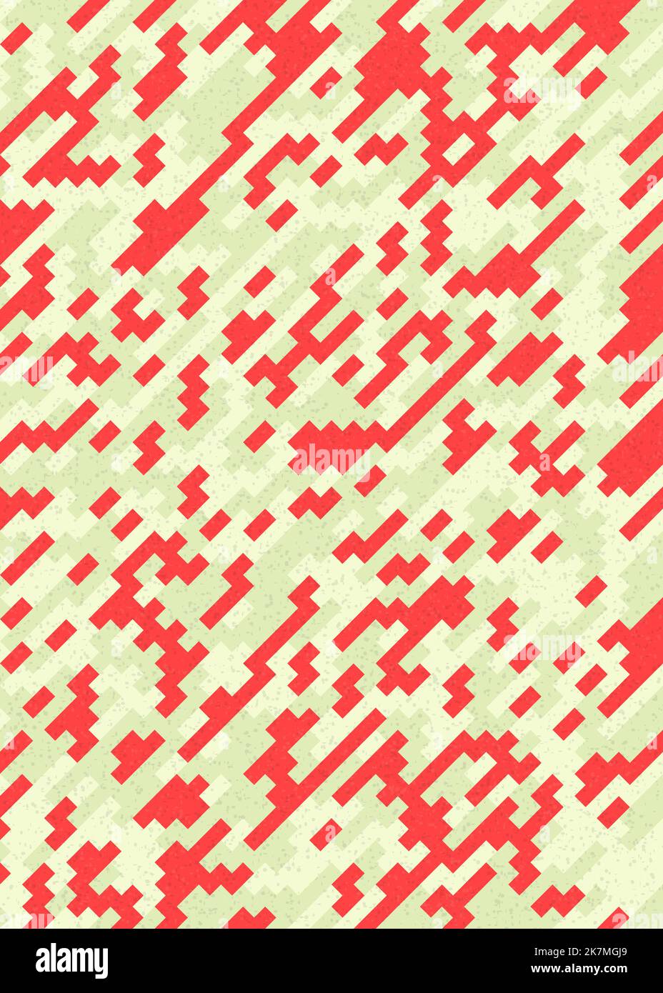 Abstract Geometrical generative computational art illustration Stock ...