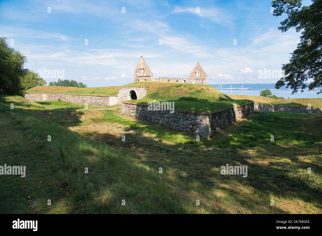 Visingsborg Castle in Sweden on the island of Visingsö in Lake Vätterm ...