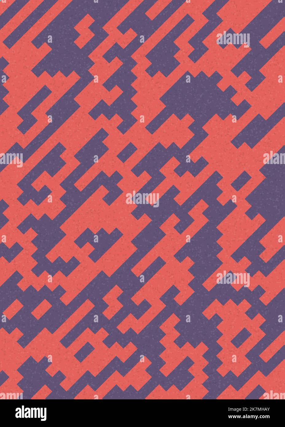 Abstract Geometrical generative computational art illustration Stock ...