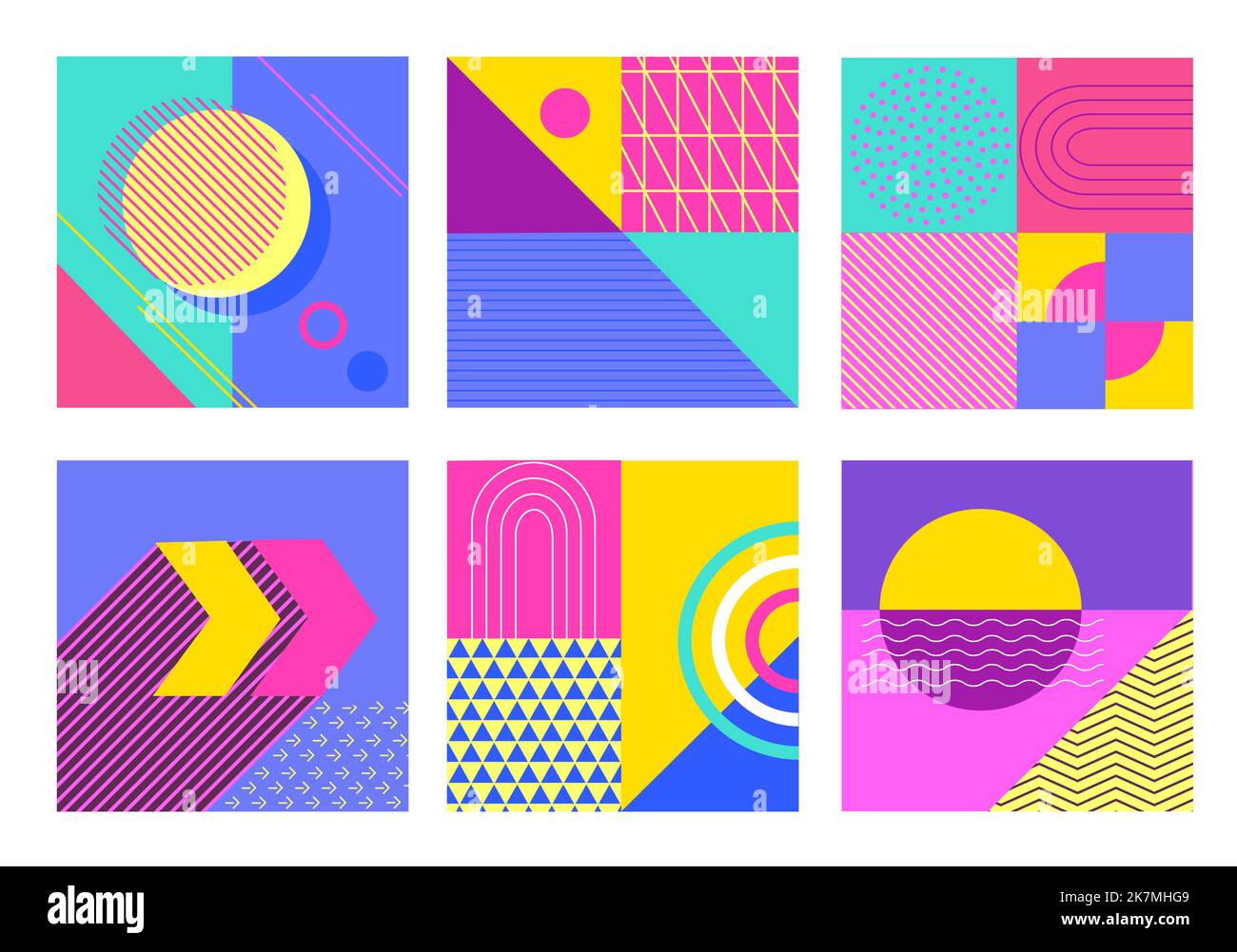 Set of punchy abstract vector Stock Vector Image & Art - Alamy