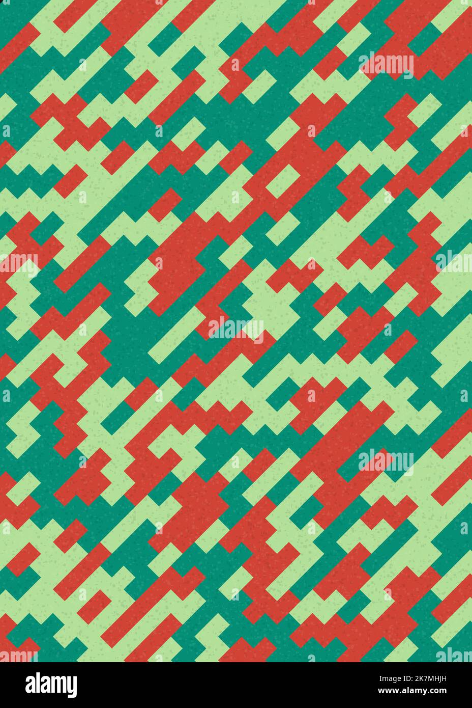 Abstract Geometrical generative computational art illustration Stock ...