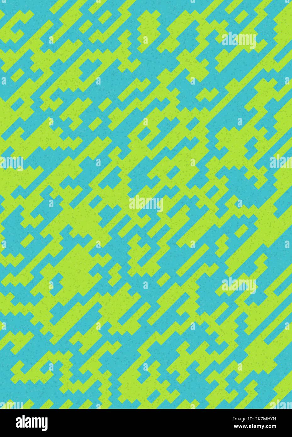 Abstract Geometrical generative computational art illustration Stock ...