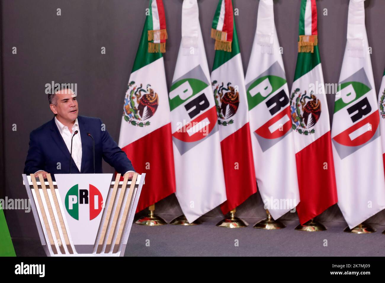 Mexico City, Mexico. 17th Oct, 2022. The president of the Institutional ...