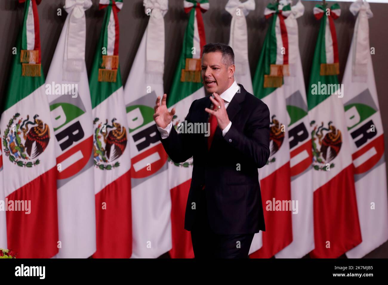 Mexico City, Mexico. 17th Oct, 2022. Oaxaca State Governor Alejandro ...
