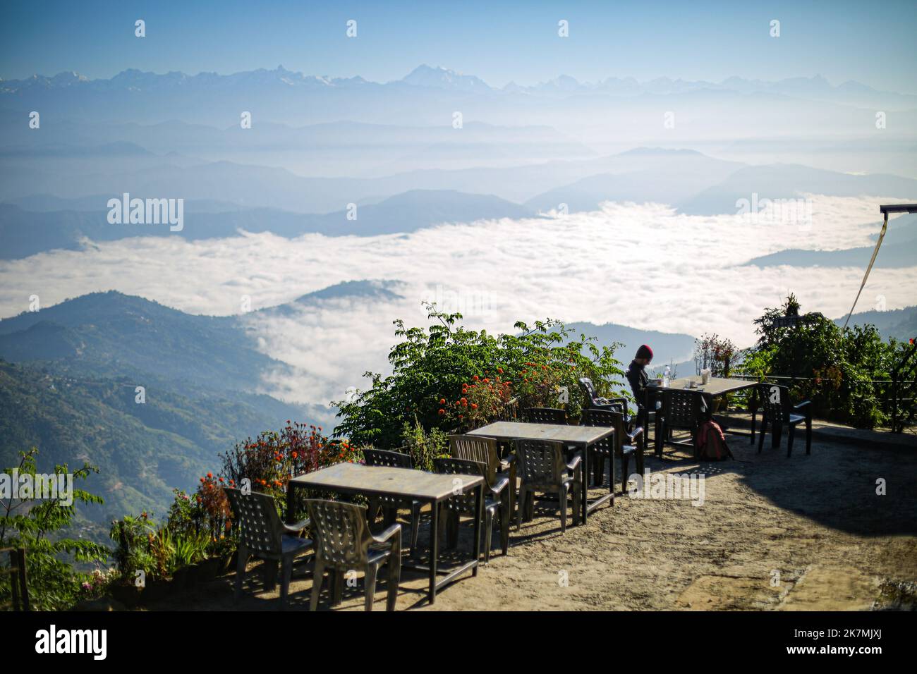 Nagarkot mountain view hi-res stock photography and images - Alamy