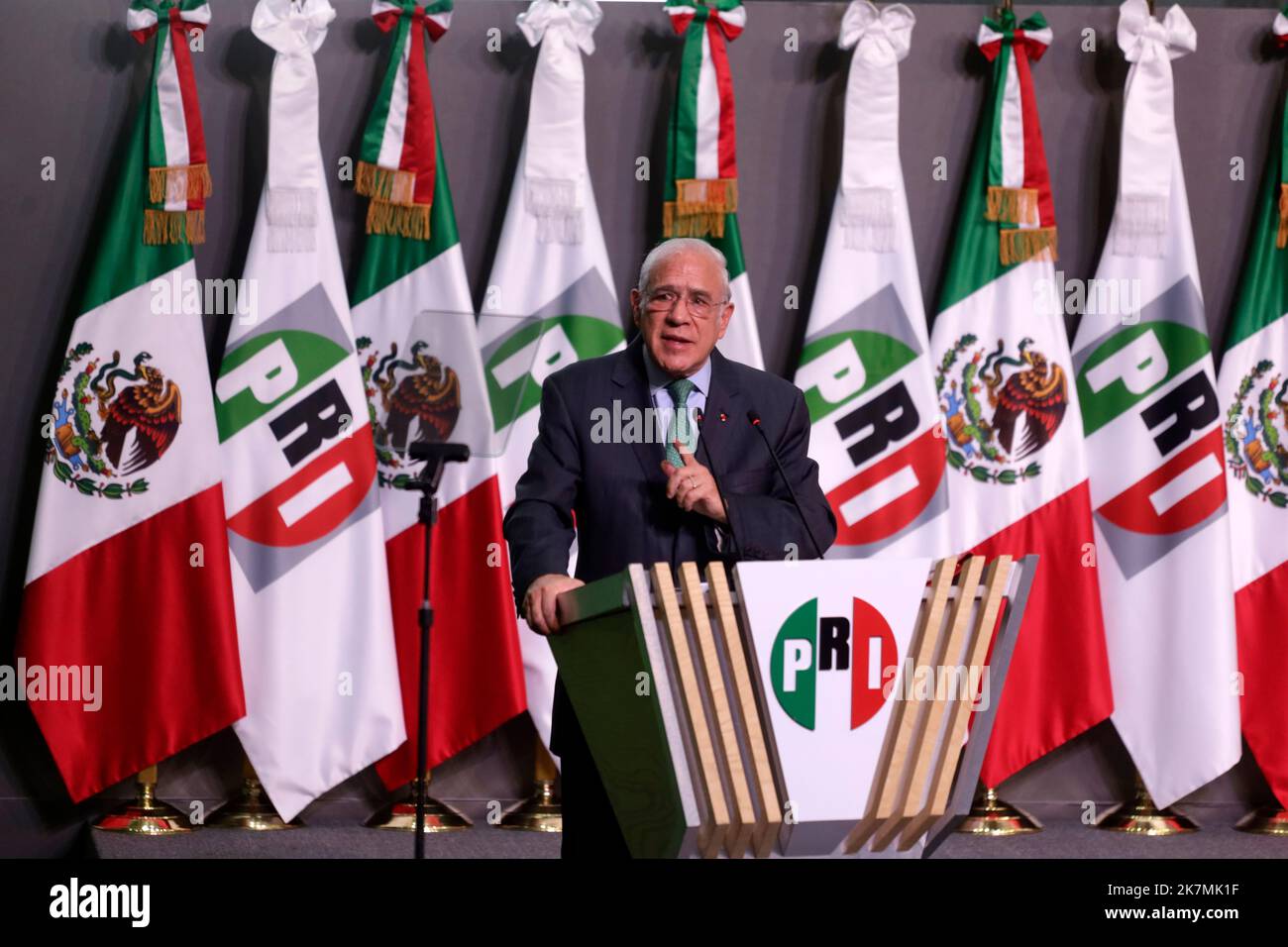 Mexico City, Mexico. 17th Oct, 2022. OECD President Jose Angel Gurria ...