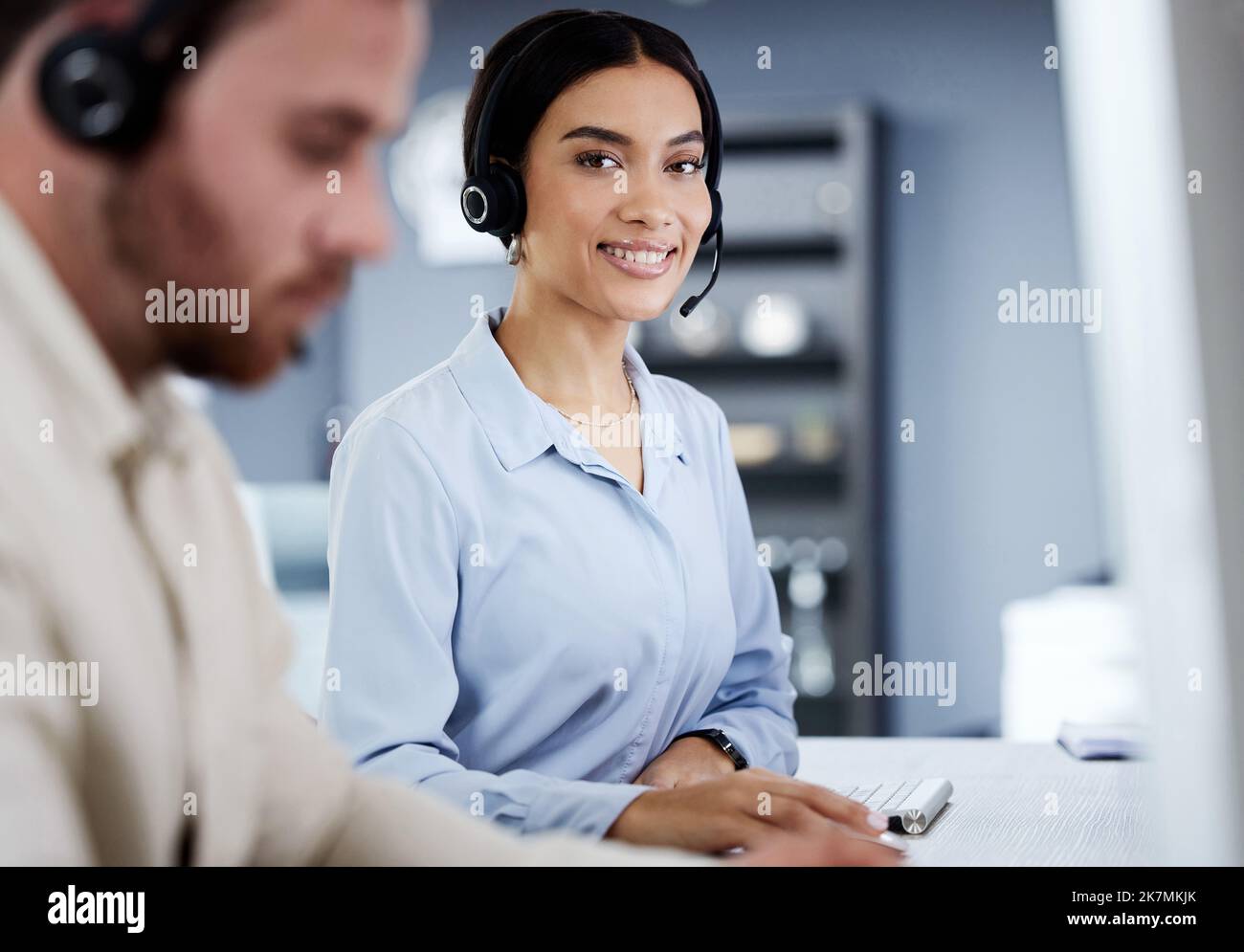 Female worker helping another worker hi-res stock photography and ...