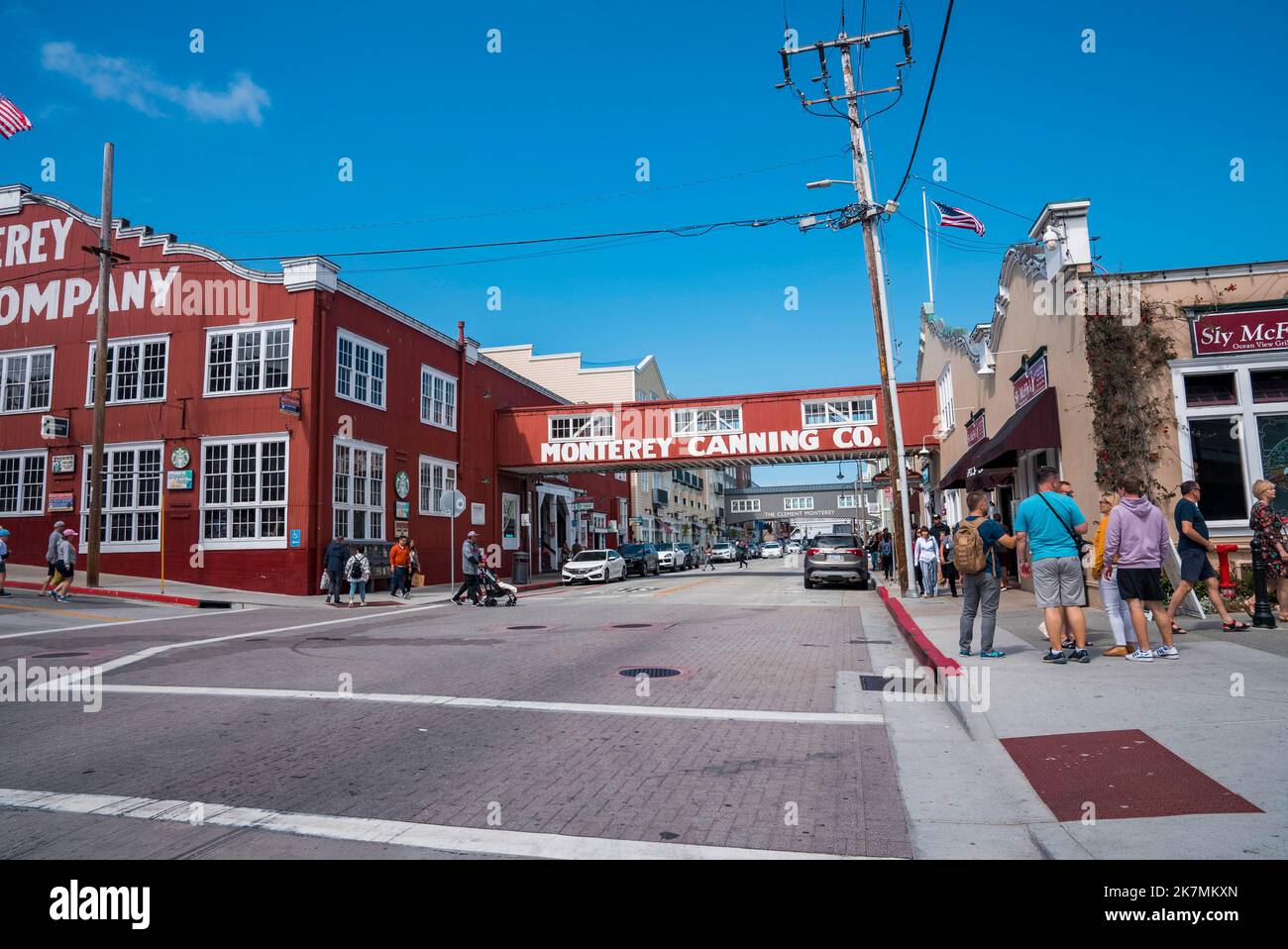 The site of a number of now-defunct sardine canning factories Stock ...