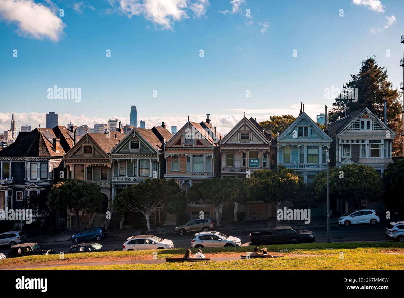 The Painted Ladies buildings of San Francisco, California Stock Photo ...