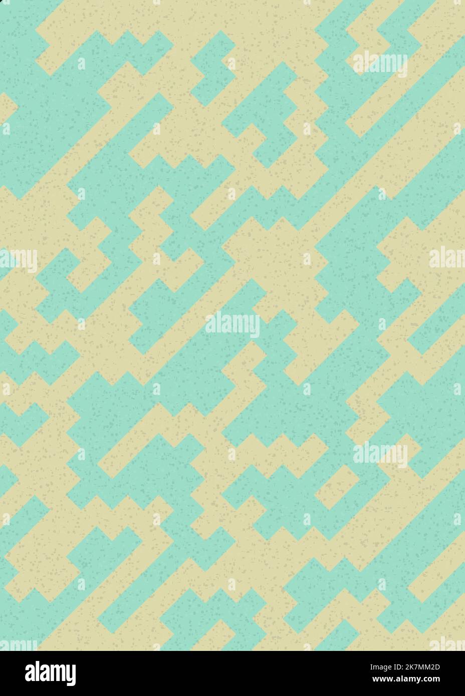 Abstract Geometrical generative computational art illustration Stock ...