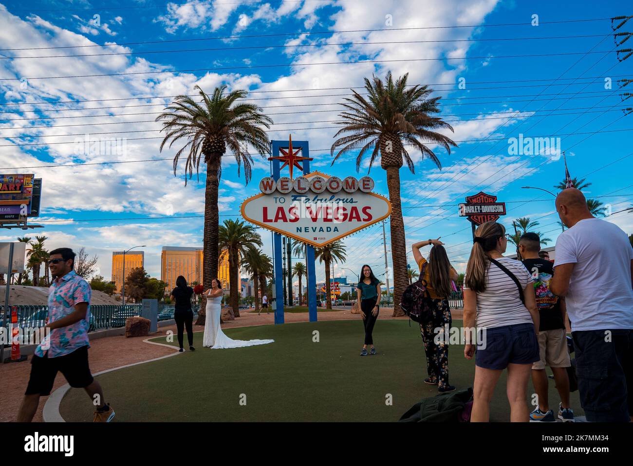 Welcome to Las Vegas Sign at daylight Stock Photo - Alamy