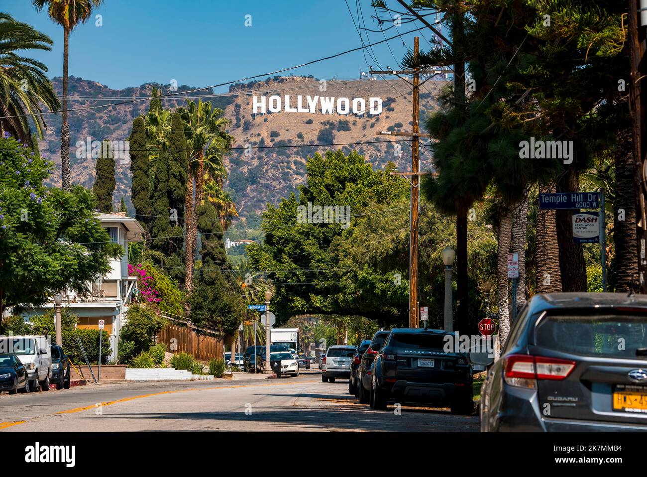 Sign hollywood tower in la hi-res stock photography and images - Alamy