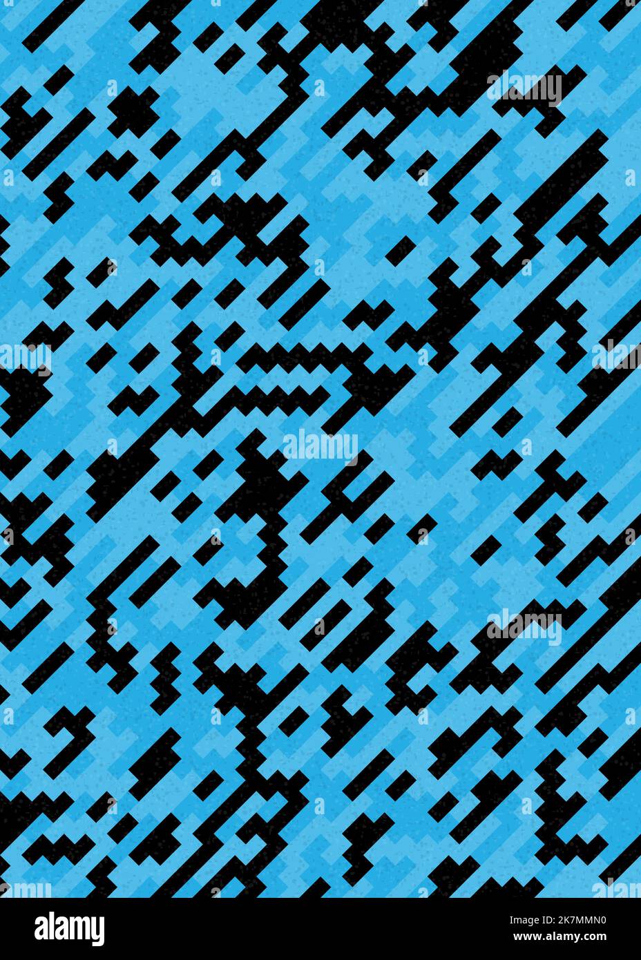 Abstract Geometrical generative computational art illustration Stock ...
