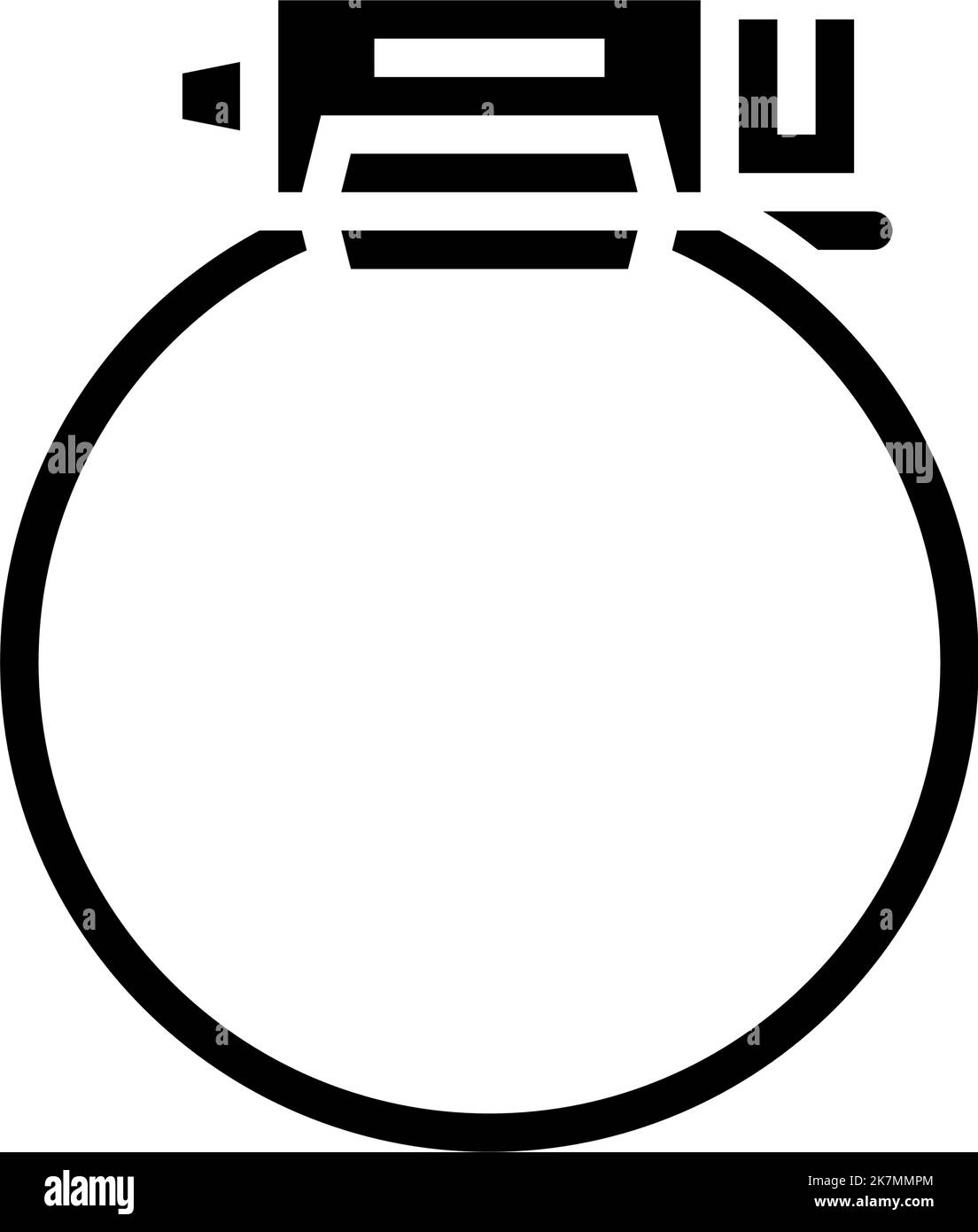 Hose clamp Stock Vector Images - Alamy