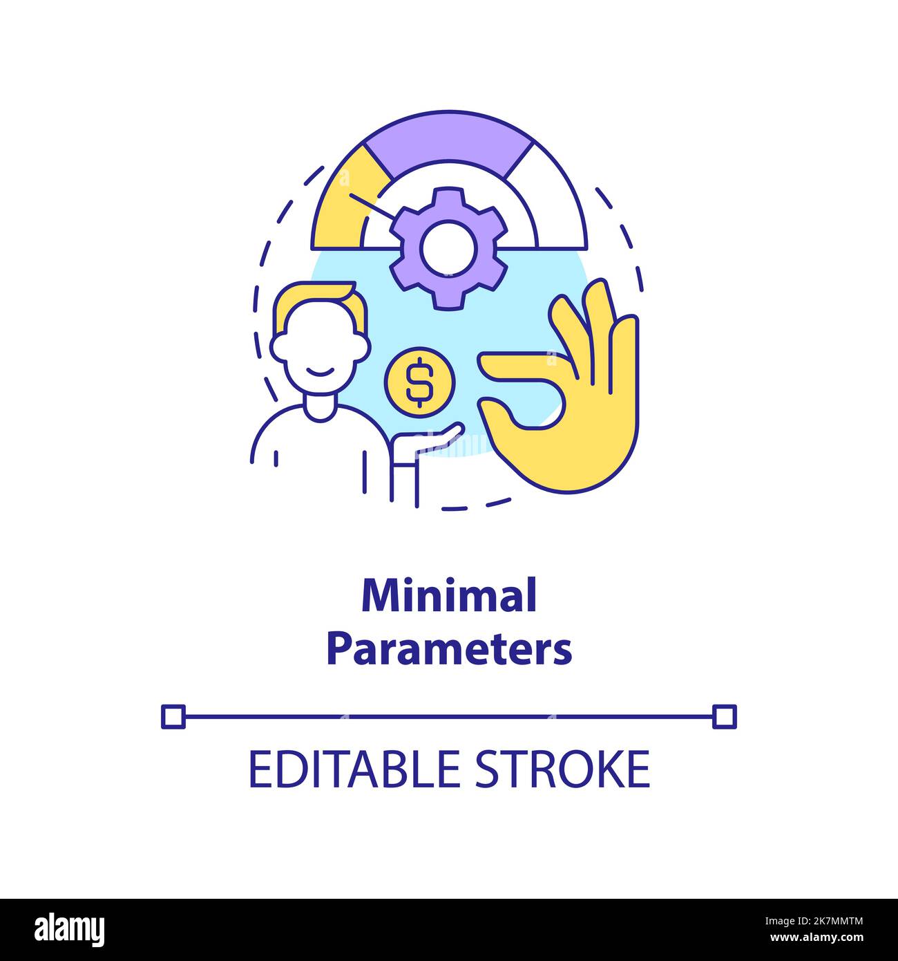 Minimal parameters concept icon Stock Vector Image & Art - Alamy