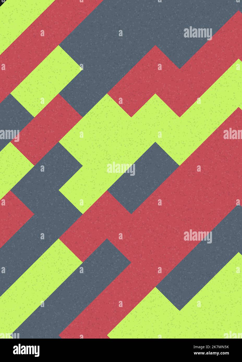 Abstract Geometrical generative computational art illustration Stock ...