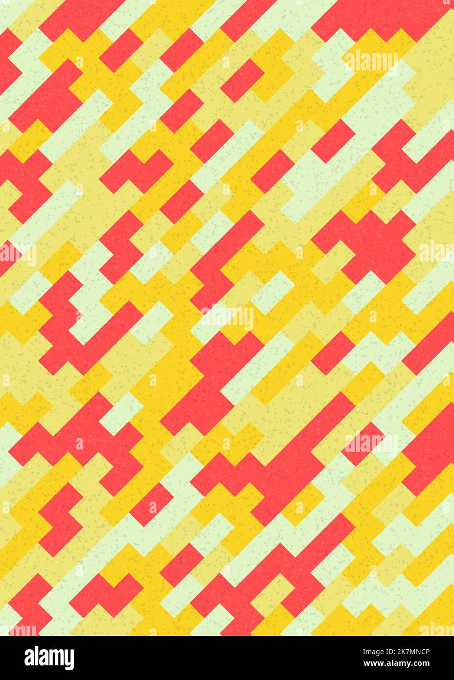 Abstract Geometrical generative computational art illustration Stock ...