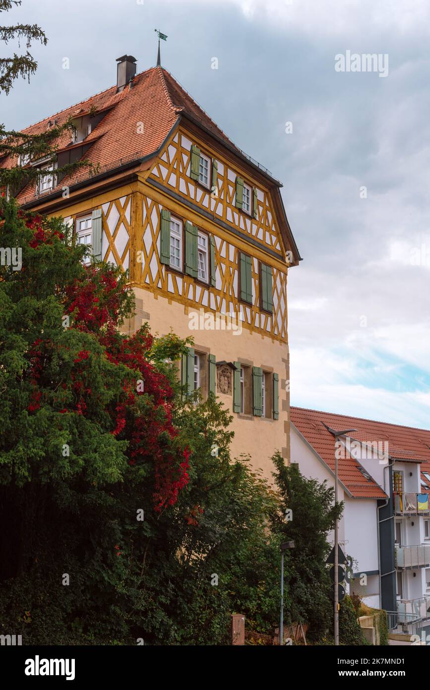Traditional Rural House With Beautiful Exterior Facade Decor In Germany ...
