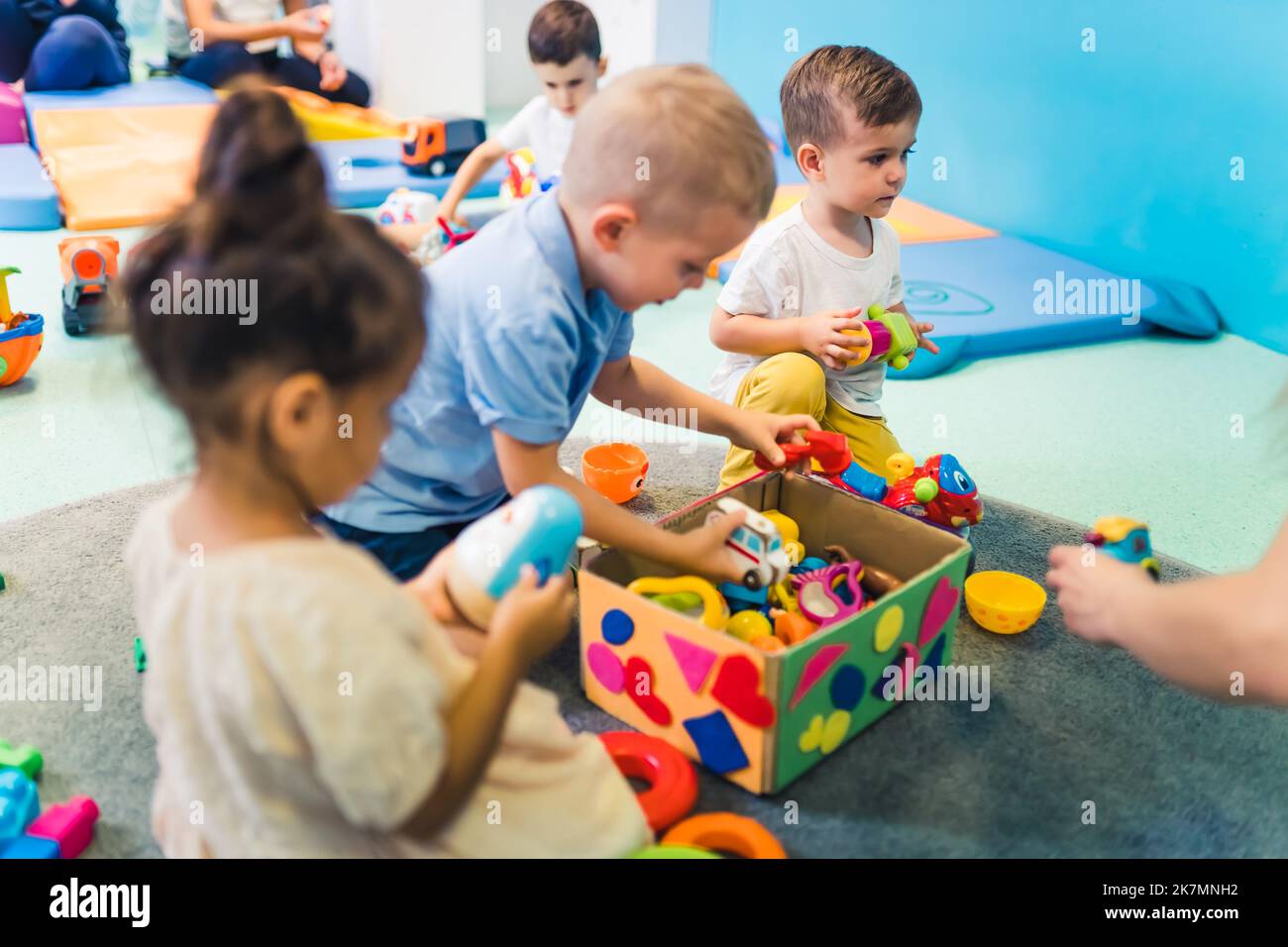 Diverse children playing school hi-res stock photography and images - Alamy