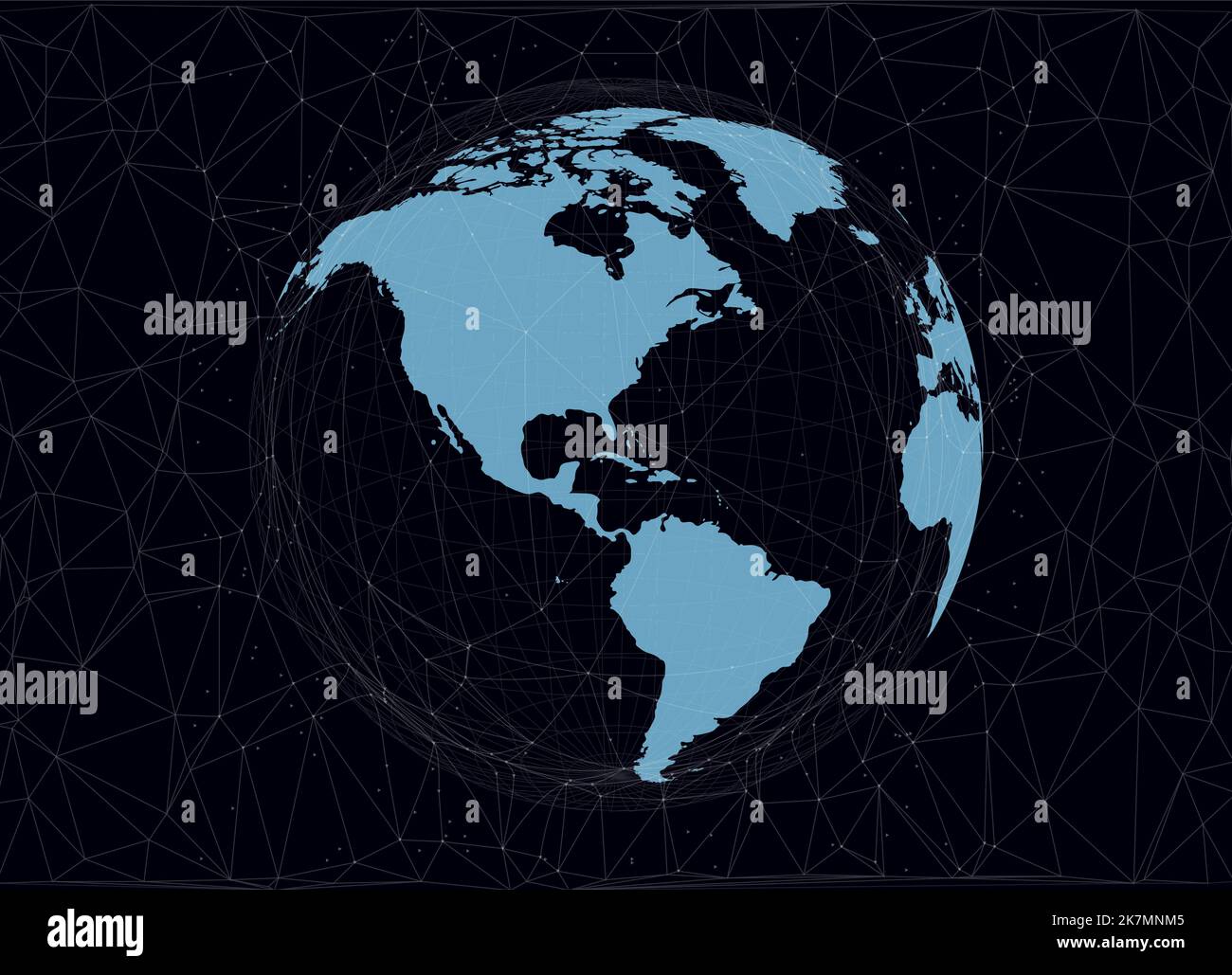 Globe of Earth. Blackout concept. Vector illustration. Contains ...