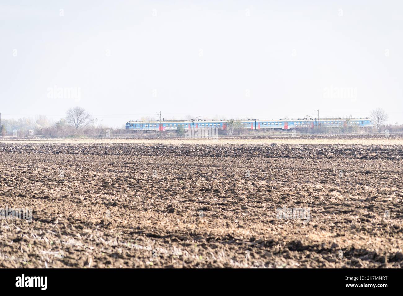 Arable land, agricultural landscape in winter Stock Photo - Alamy