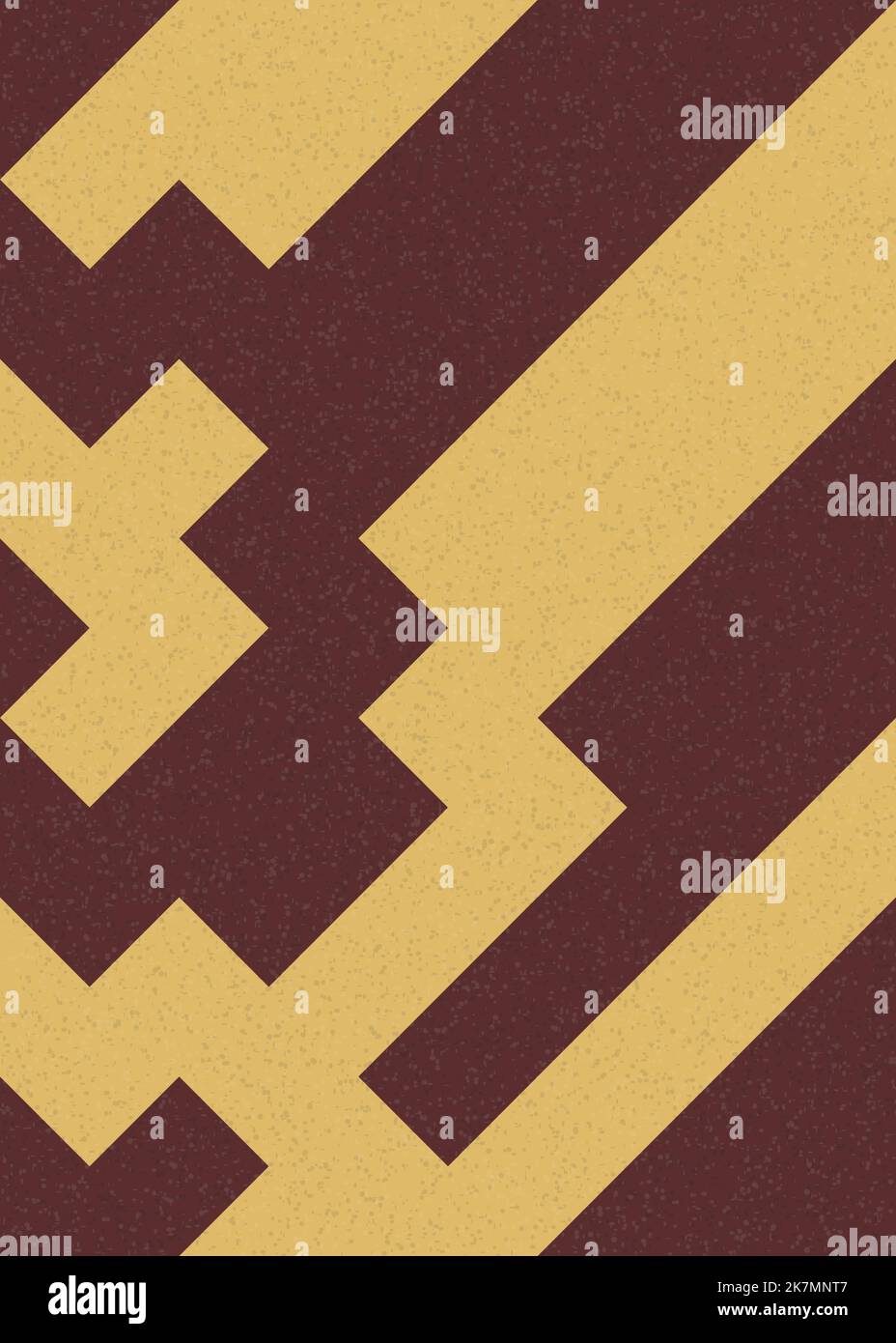 Abstract Geometrical generative computational art illustration Stock ...