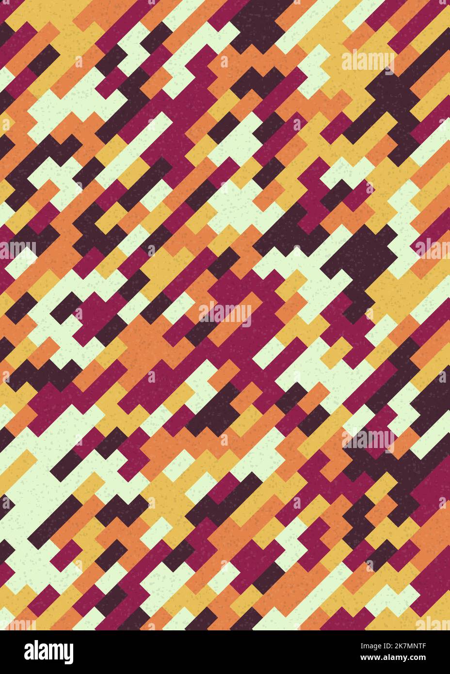 Abstract Geometrical generative computational art illustration Stock ...