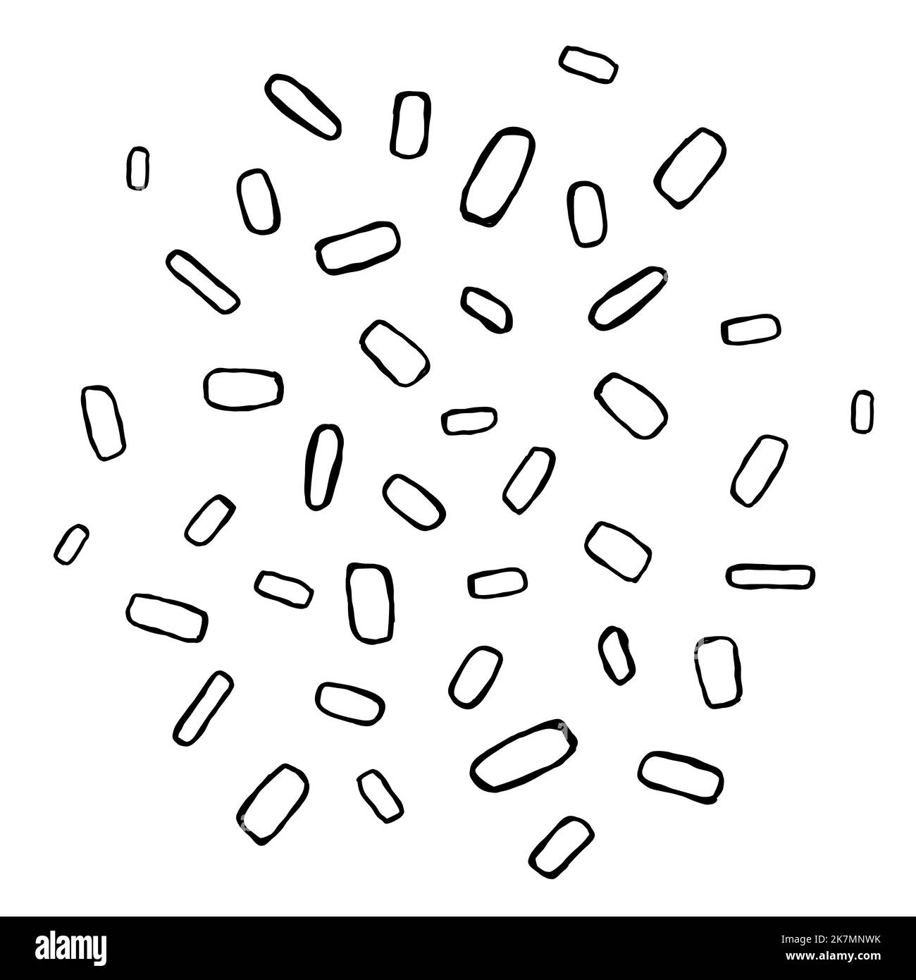 Scattered particles Stock Vector Images - Alamy