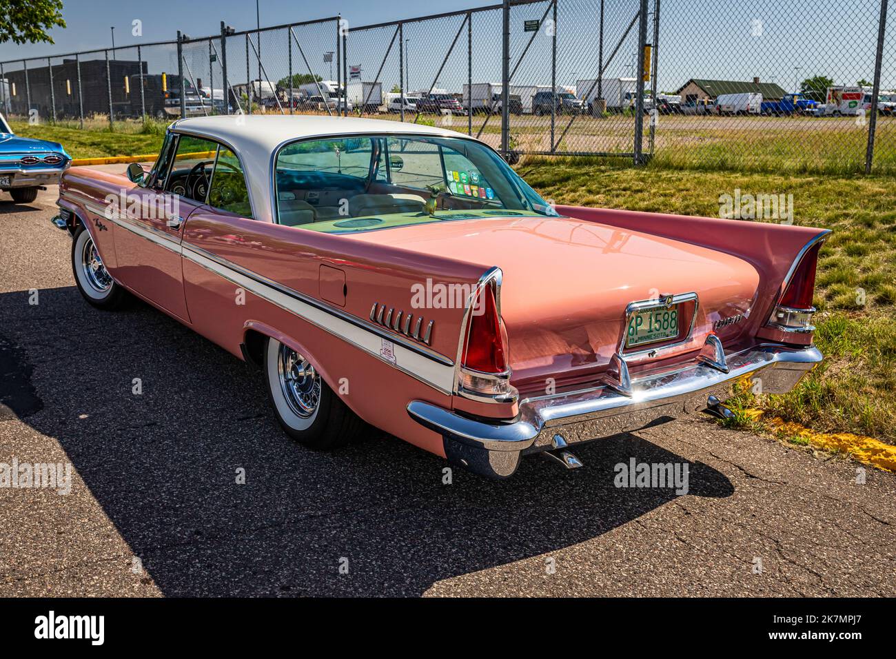 Falcon Heights, MN - June 19, 2022: High perspective rear corner view ...