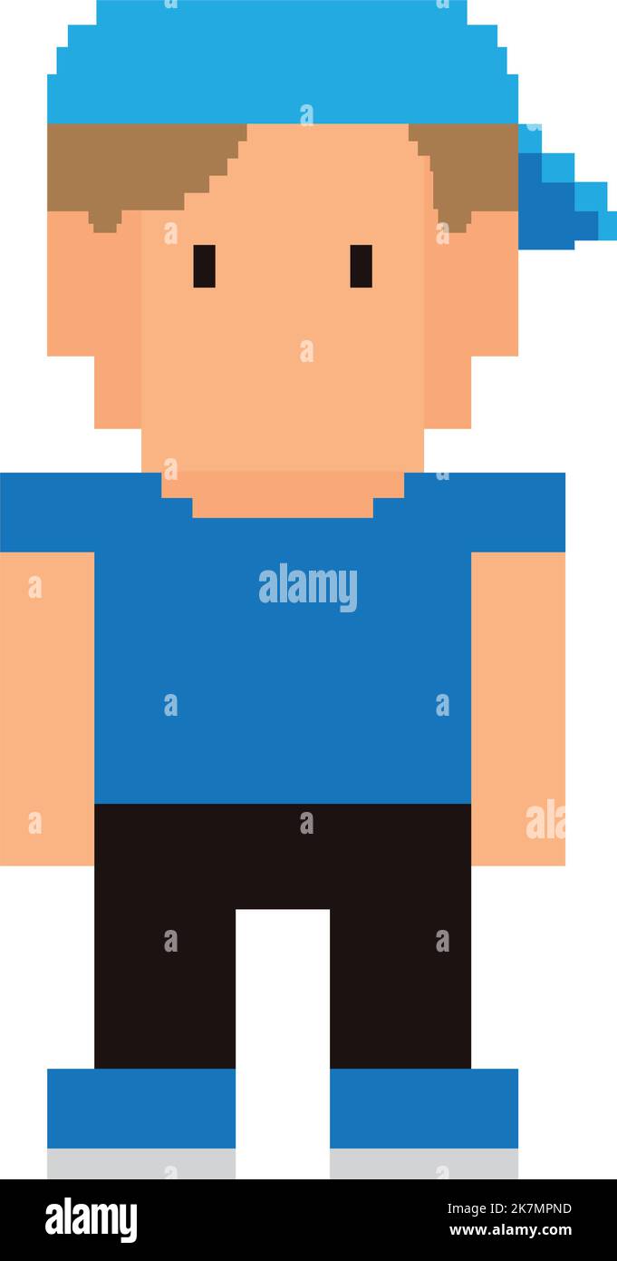 Pixel art animation character hi-res stock photography and images - Alamy