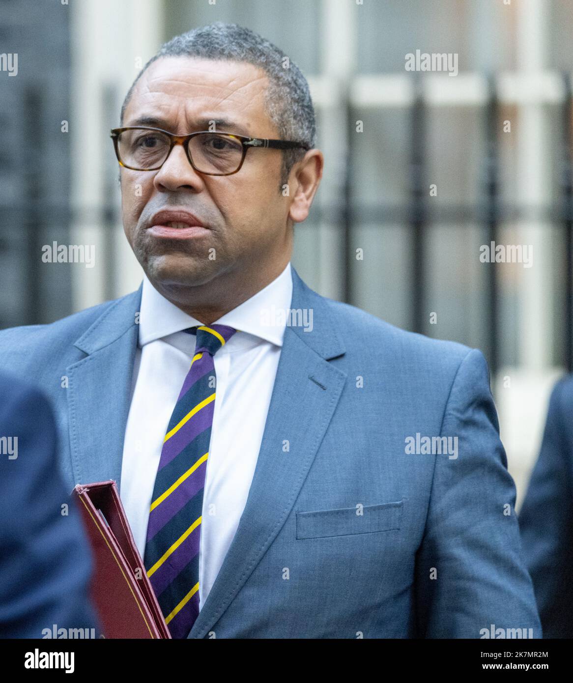 London, UK. 18th Oct, 2022. James Cleverly, Foreign Secretary, leaves a ...