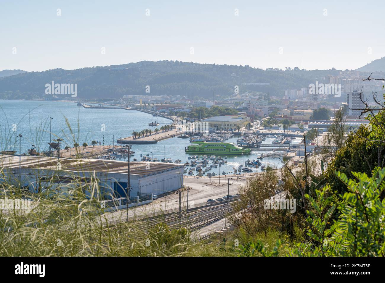 A gorgeous view of the city of Setubal, Portugal Stock Photo - Alamy
