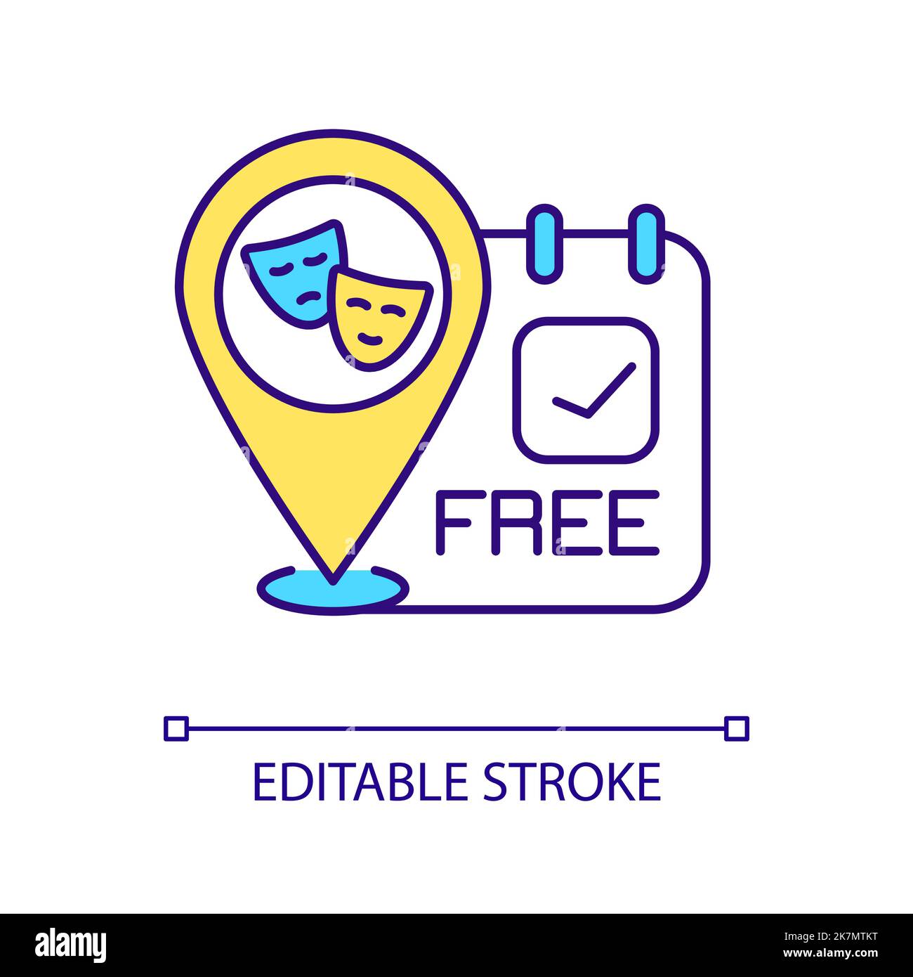 Open day RGB color icon Stock Vector Image & Art - Alamy