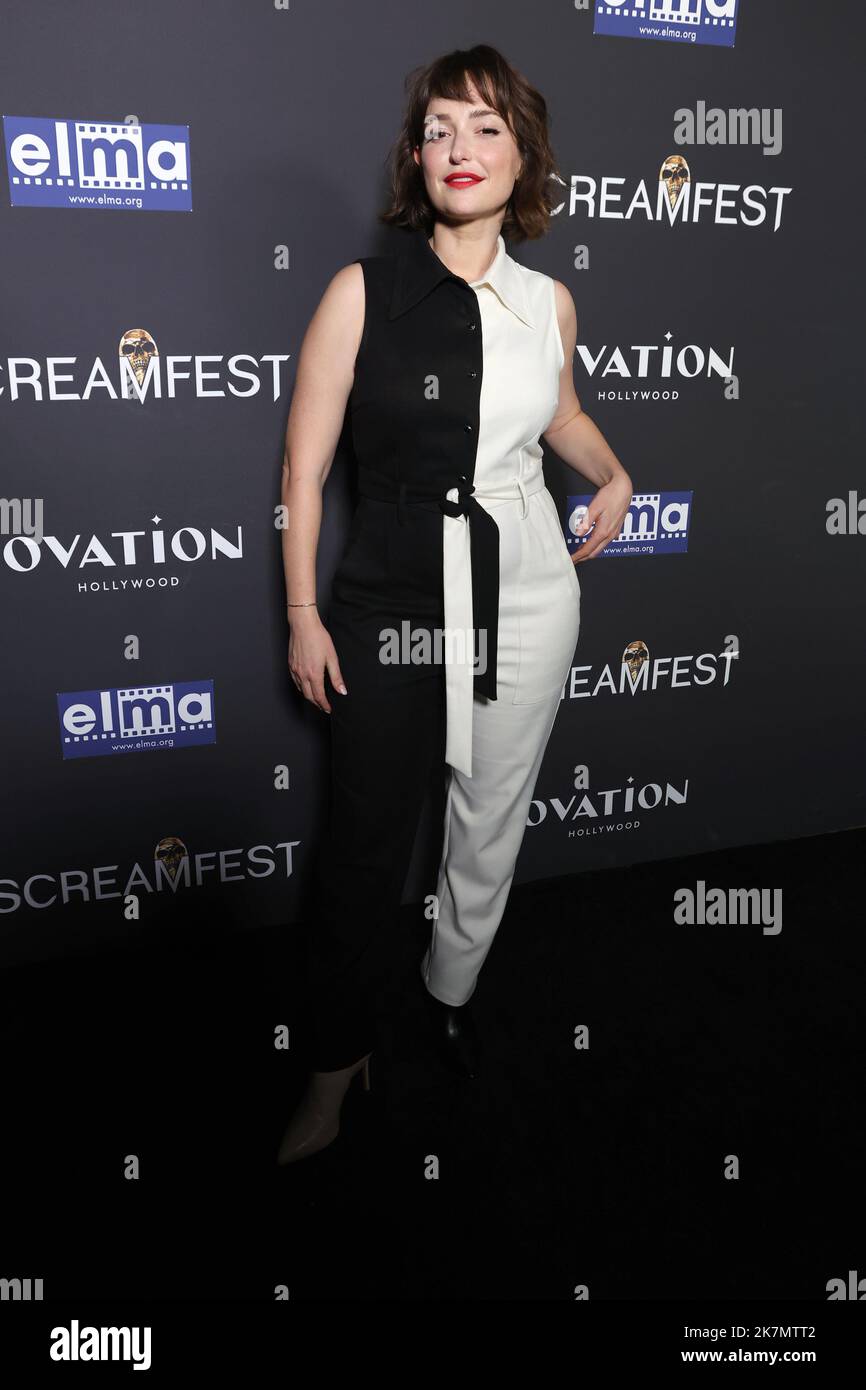 Hollywod, Ca. 17th Oct, 2022. Milana Vayntrub at Screamfest LA "Give Me ...