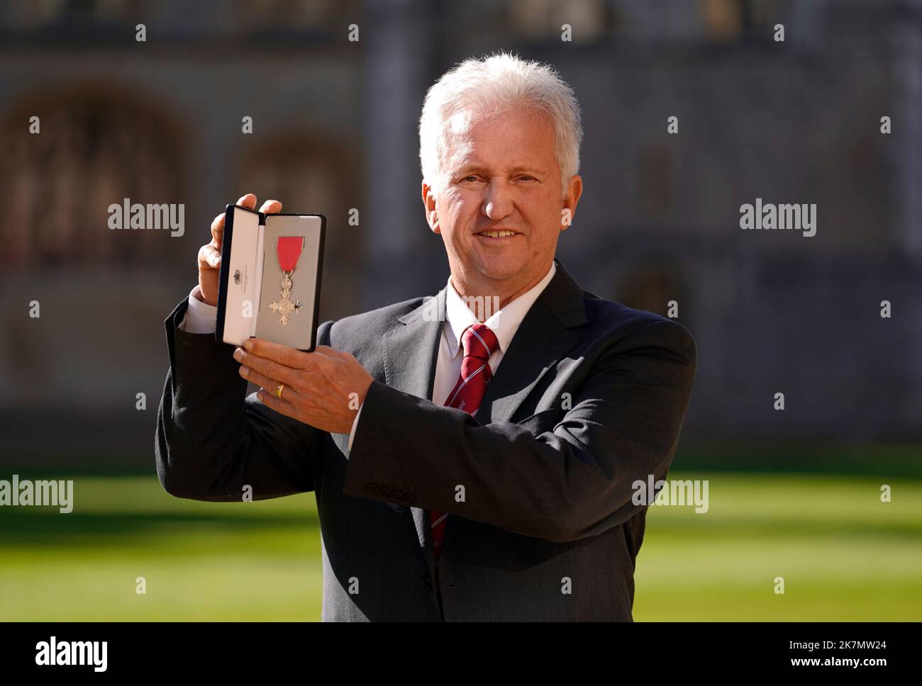 Louis Cayer after being made a MBE (Member of the Order of the British ...